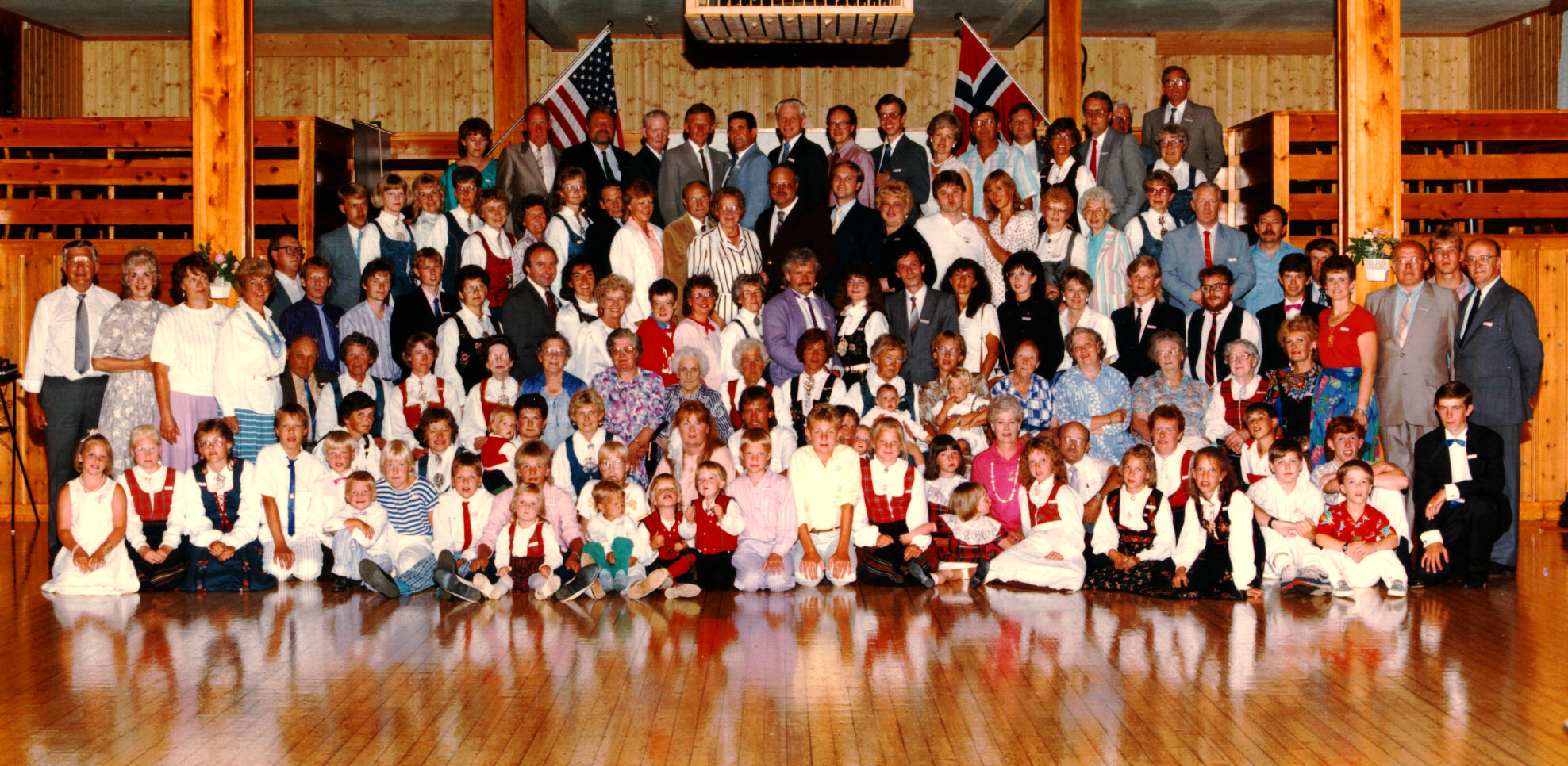 1988 Evenstad Family Reunion (Slekstevna) in Norway